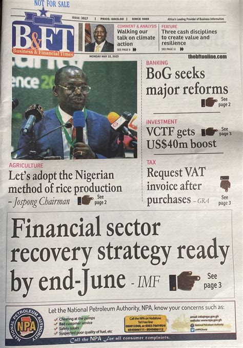 Todays Frontpages Monday May 22 2023 Myjoyonline