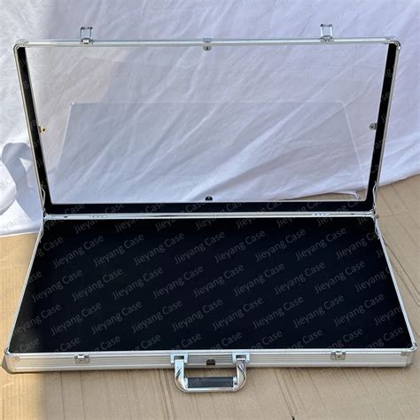 Aluminum Acrylic Display Case Portable Display Case For Trading Cards