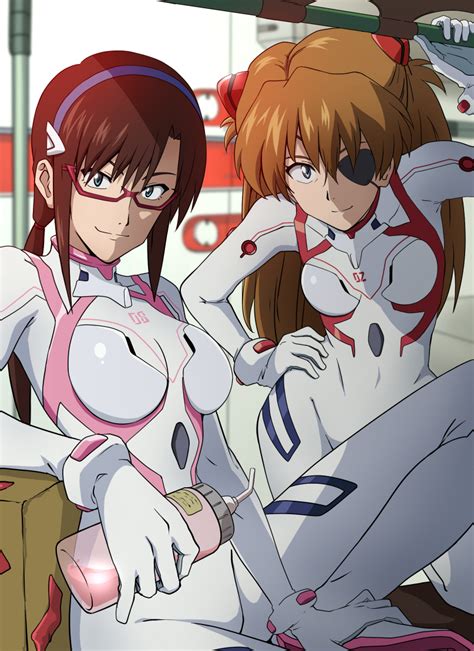 Kanau Makinami Mari Illustrious Souryuu Asuka Langley Neon Genesis Evangelion Rebuild Of