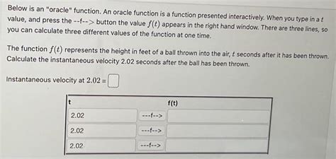 Solved Below Is An Oracle Function An Oracle Function Is