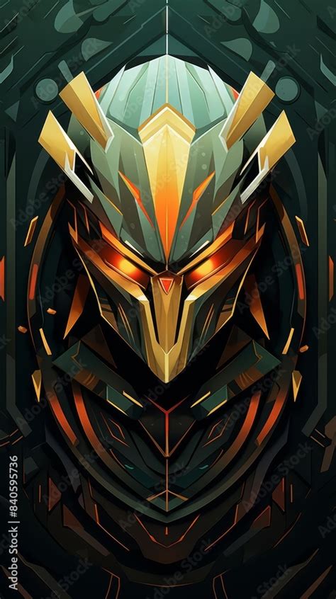 Predator Trophy Flat Design Top View Victory Theme Animation Tetradic Color Scheme Stock