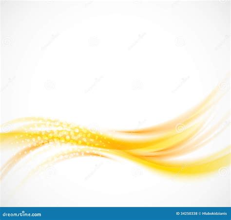 Wavy Orange Background Stock Vector Illustration Of Colorful 34250338