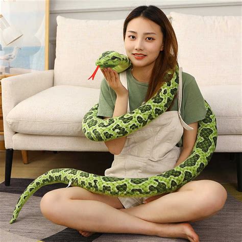 Giant Python Snake Stuffed Animal Plush