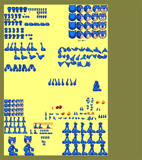 Charater Sonic Et Com Rpg Et Plaforme Base