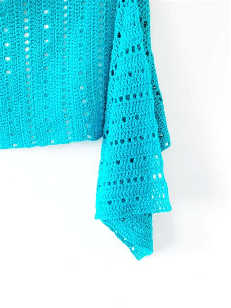 Hot Spring Sideways Shawl Crochet Pattern By Truly Crochet Crochet