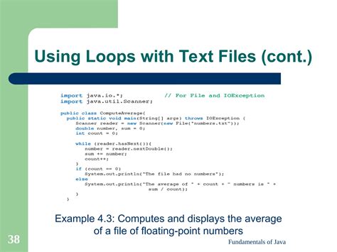 Control Statements In Java Programming Language Ppt