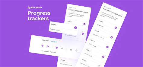 Progress Trackers Figma Free Ui Kit UI4Free