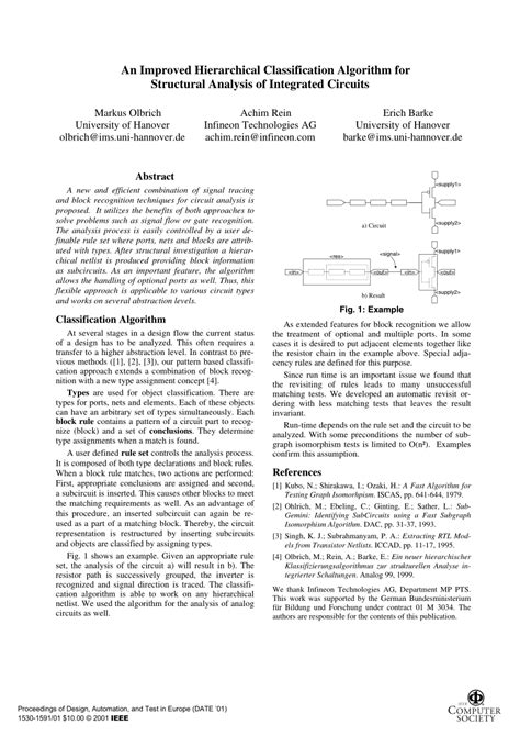 Pdf An Improved Hierarchical Classification Algorithm For Structural