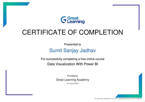 Sumit Jadhav On Linkedin Powerbi Datavisualization Powerbi Certificatecompletion