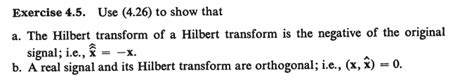 Solved Exercise Use To Show That A The Hilbert Chegg