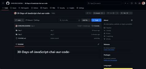 Dhruvraj Saxena On Linkedin Javascript Learningjourney Chaiaurcode