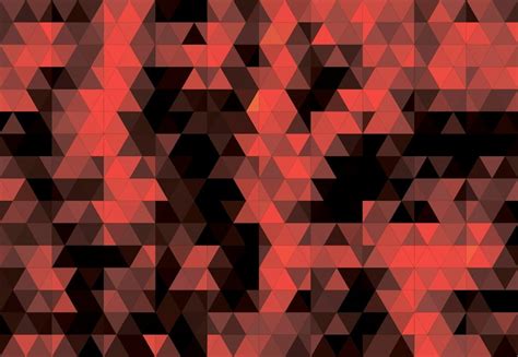 Premium Vector Red Black From Triangles Abstract Image Digital Vector