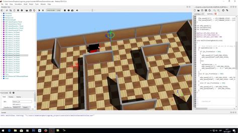 Webots Wall Following - YouTube