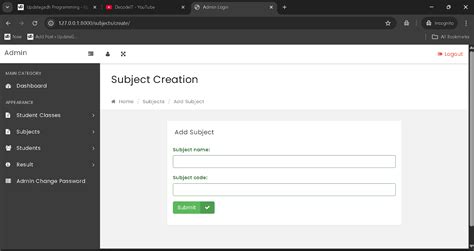 Best Student Result Management System In Python And Django