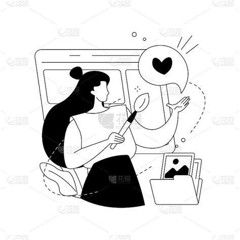 情感设计抽象概念矢量插画。