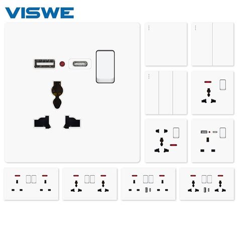 ‌viswe Wall Socket Power Socket Usb Socket Universal Socket