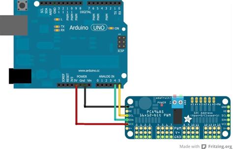 can arc work with an lattepanda arduino with a pca9685 connected to it