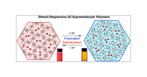 Stimuli Responsive Two Dimensional Supramolecular Polymers Based On