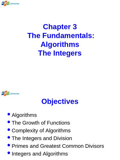 03 The Fundamentals Algorithms Integers Pdf Science And Mathematics Computers