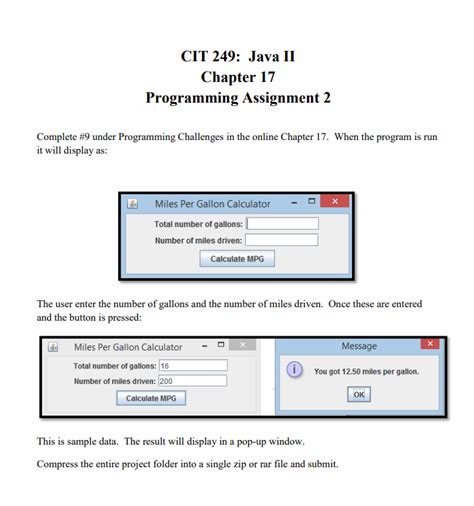 Solved Cit 249 Java Ii Chapter 17 Programming Assignment 2