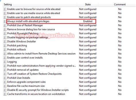 windows privilege escalation alwaysinstallelevated hacking articles