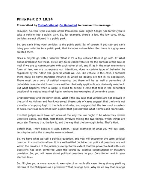 Philo Part 2 71824 Download Free Pdf Justice Crime And Violence