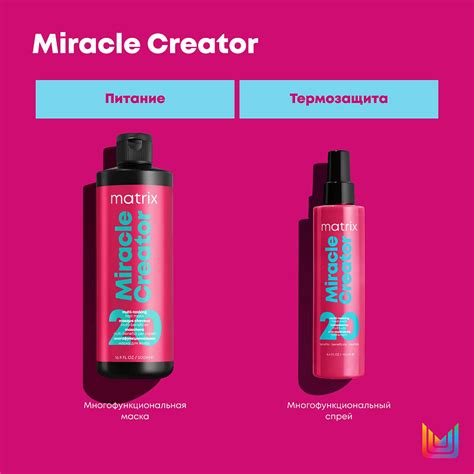 Многофункциональный спрей для волос 20 в 1 Miracle Creator, 190 мл ...