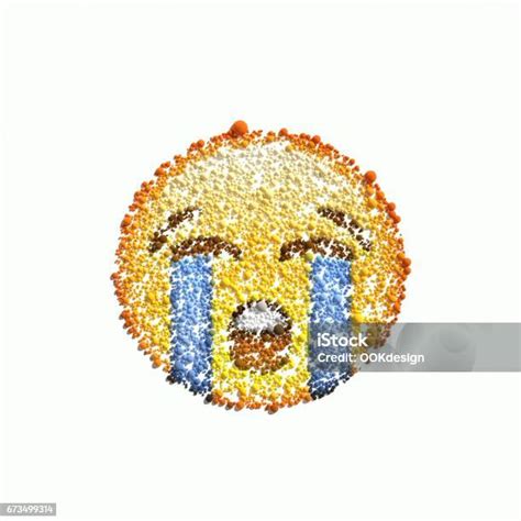 이모티콘 3d 개념입니다 흰색 배경에 고립 된 3d 그림입니다 3d 볼 그것에 의하여 이루어져 있다 공 스포츠 장비에 대한 스톡 벡터 아트 및 기타 이미지 Istock