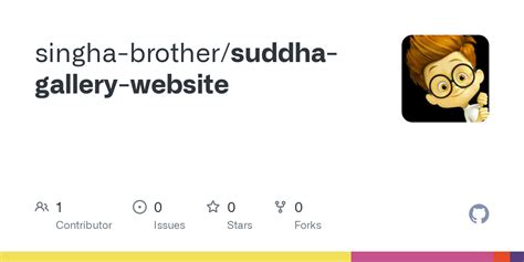 GitHub Singha Brother Suddha Gallery Website