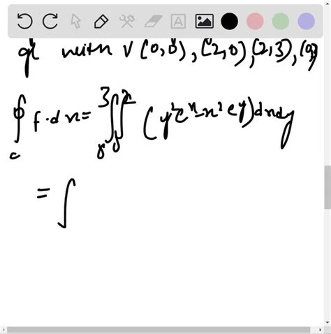SOLVED A Vector Field F And A Closed Curve C Enclosing A Region R Are Given Verify Green S