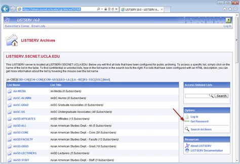 mailing lists ucla social sciences computing