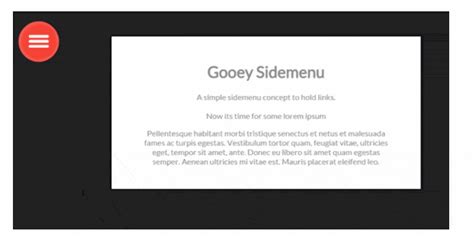 Pure Css Fluid Sidemenu Animation Codemyui