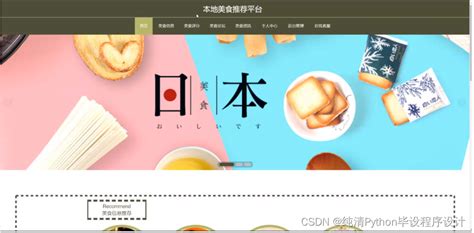 Django计算机毕业设计本地美食推荐平台python源码程序lw远程部署
