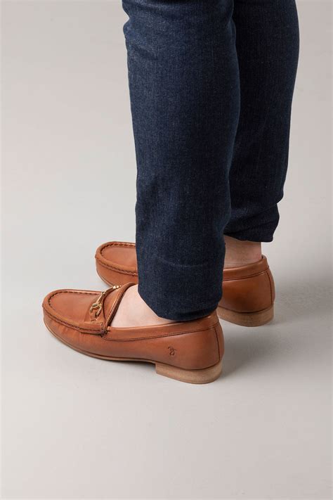 Ladies Leather Tan Loafers Uk Womens Loafer Shoes Rydale