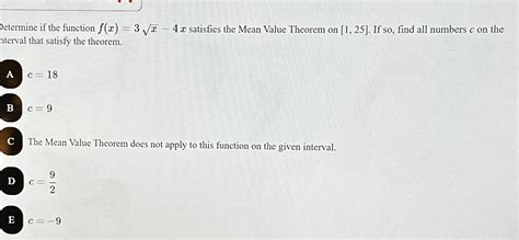 solved determine if the function f x 3x2 4x ﻿satisfies the