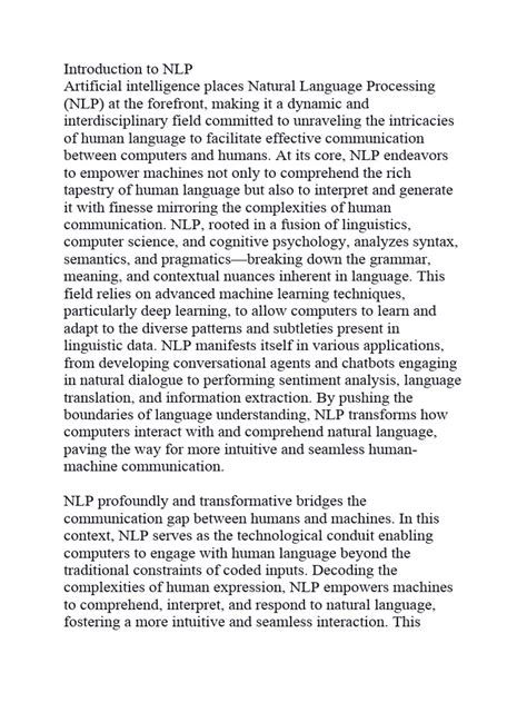 Nlp In Daily Life Pdf