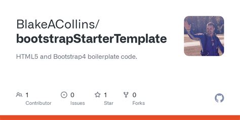 GitHub BlakeACollins BootstrapStarterTemplate HTML And Bootstrap Boilerplate Code