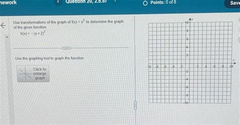 solved use the graph of y f x to graph the function