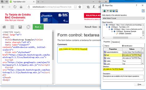 Ufts Object Spy Feature Doesnt Read Values Correctly On Edge Browser
