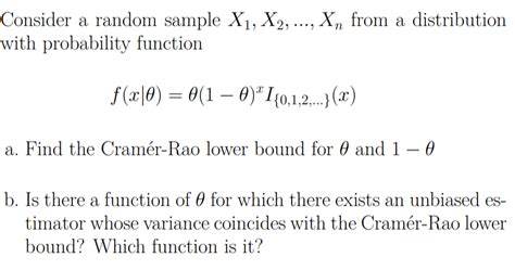 Solved Consider A Random Sample X1x2xn From A