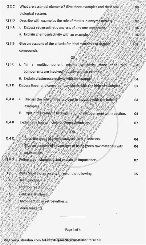 Applied Chemistry 1 2017 2018 Bsc Biotechnology Semester 3 Sybsc