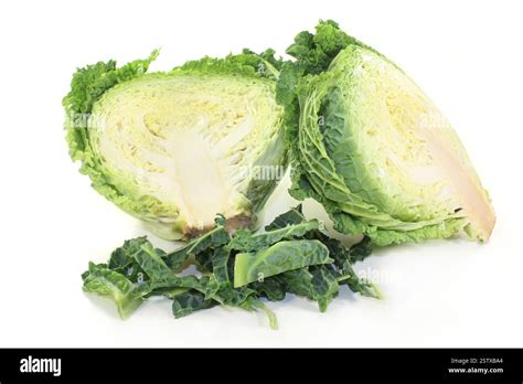 Fresh Green Cabbage Heads Cut Out Stock Images And Pictures Alamy