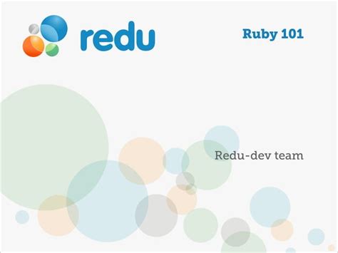 Ruby 101 Andand Coding Dojo Ppt
