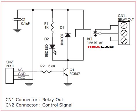 One Channel Relay Driver Electronics Lab