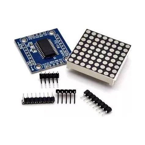 Módulo Matriz De Led 8x8 Com Max7219 Bloco De Leds Removível Mercadolivre