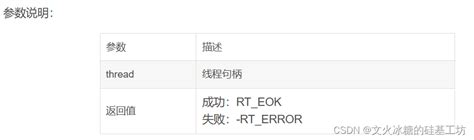 [嵌入式系统 78]：rt thread：线程管理的基本原理与应用 rt thread csdn博客