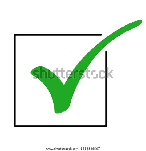 Green Check Mark Icon Tick Symbol In Green Color Vector Illustration Eps 10