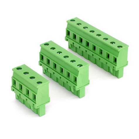 4p Terminal Block PCB Terminal Connector Pluggable Type 7 62mm Pin Space 7 62mm Pitch And PCB
