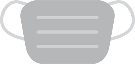 Face Mask Flat Greyscale 9917086 Vector Art At Vecteezy