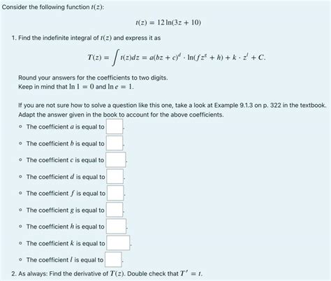 Solved Integration Question Correct Answers Are A B Chegg